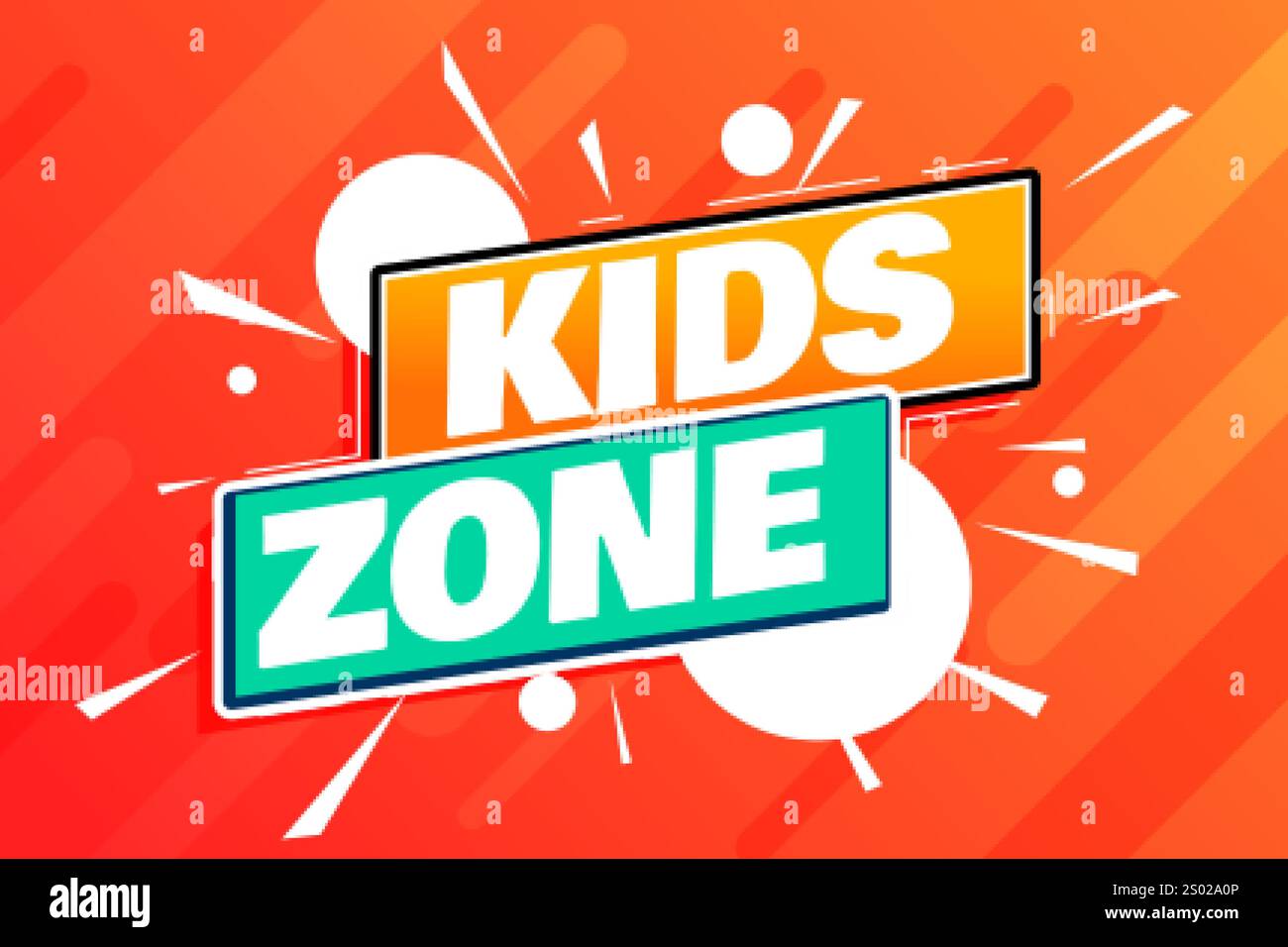 kids zone party background design Stock Vector Image & Art - Alamy