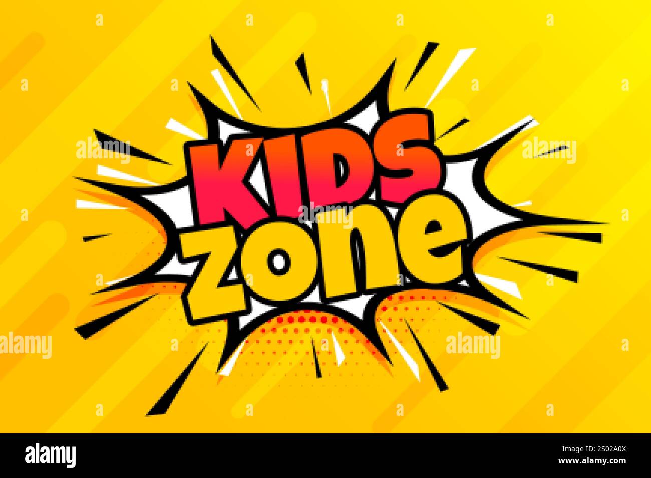 comic style kids zone cartoon background Stock Vector Image & Art - Alamy