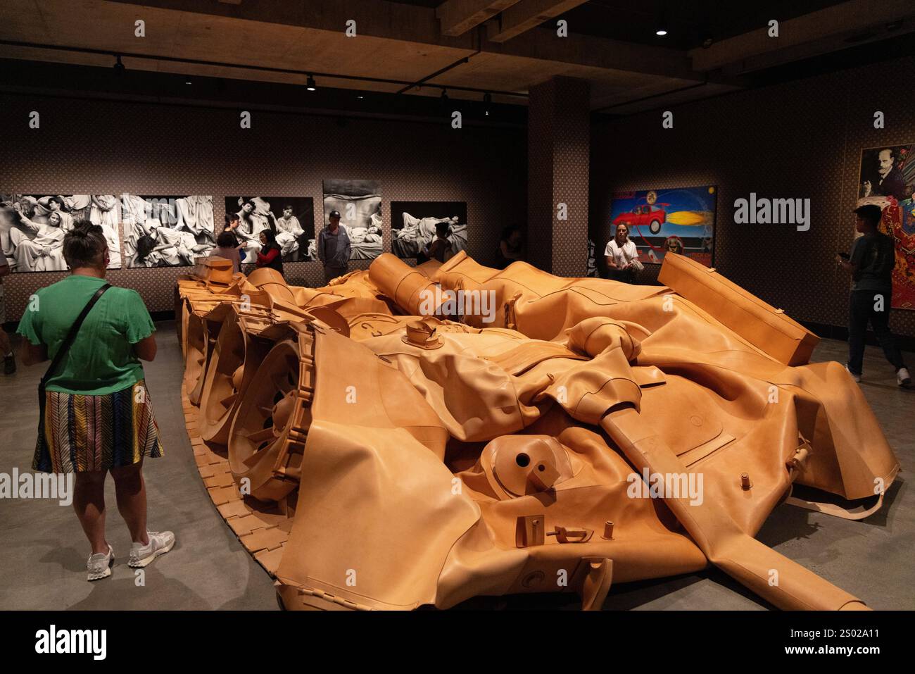 MONA Hobart, He Xiangyu tank project namedropping artwork from leather ...
