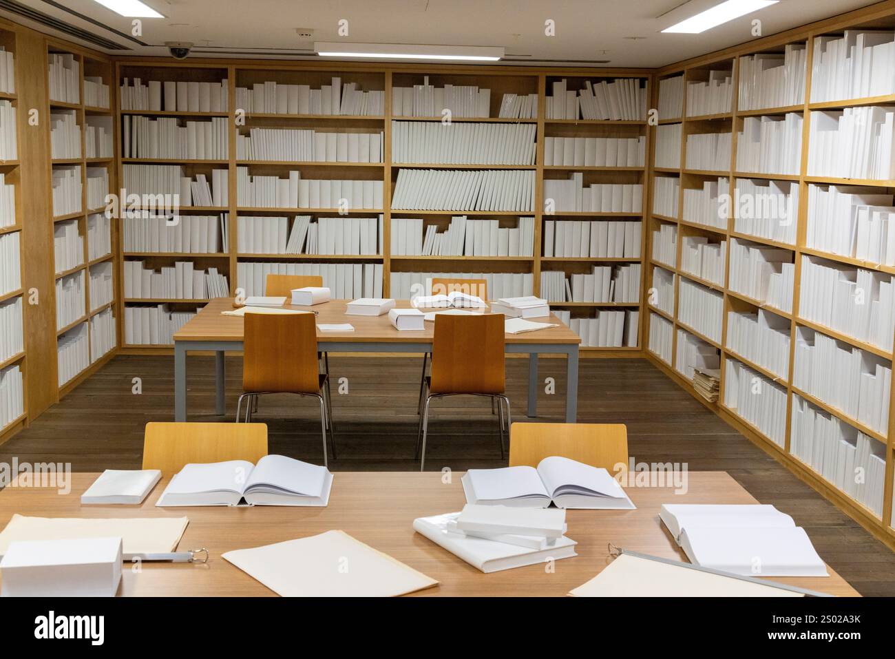 MONA Hobart, The White Library, the work is a collection of 6,000 ...