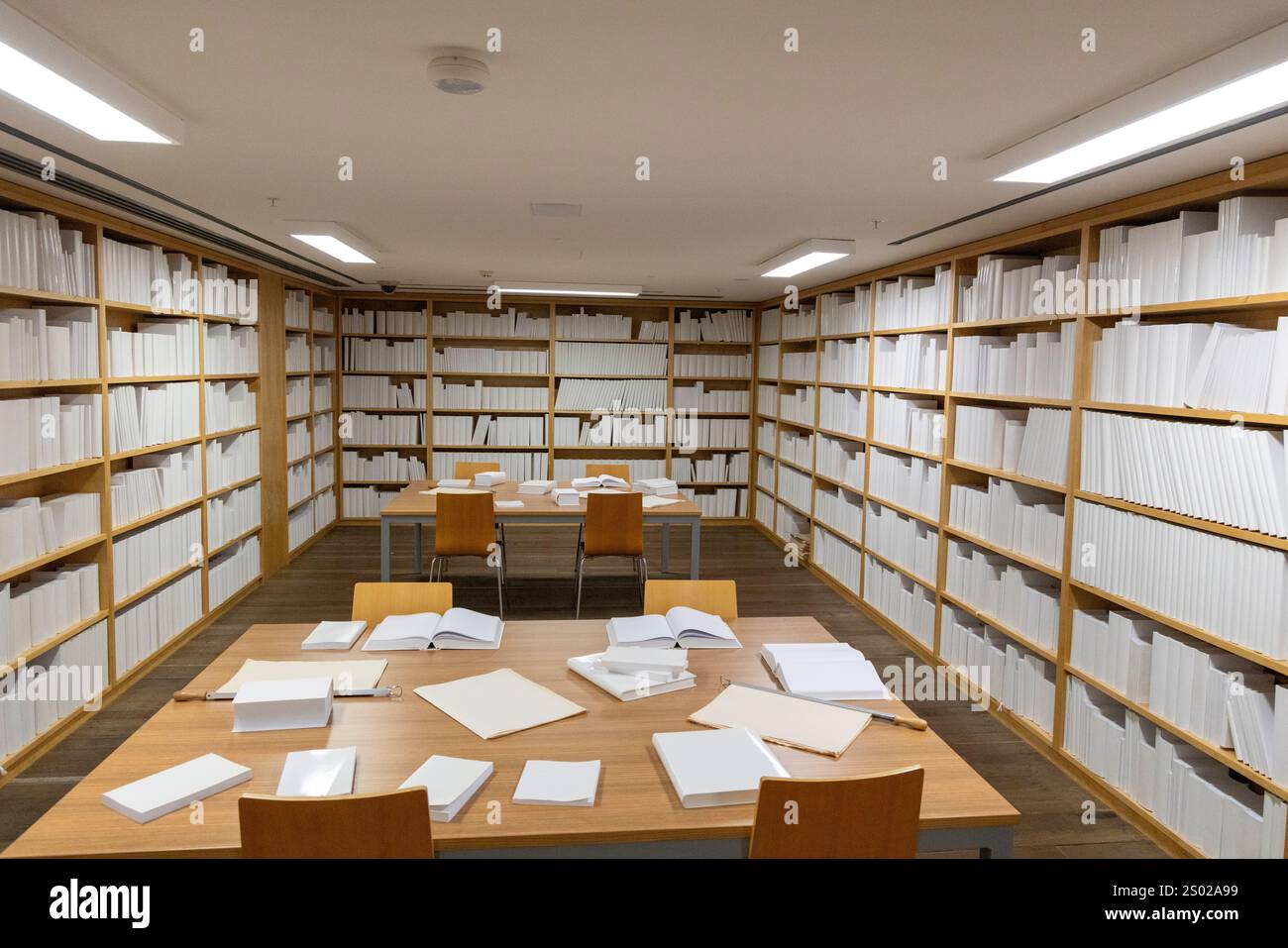 MONA Hobart, The White Library, the work is a collection of 6,000 ...