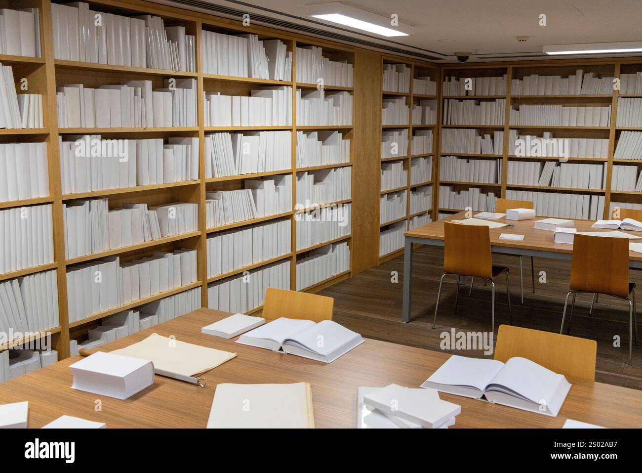 MONA Hobart, The White Library, the work is a collection of 6,000 ...