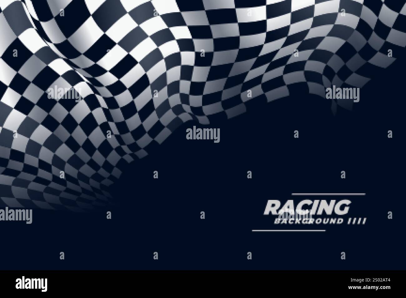 3d realistic checkered racing flag background Stock Vector Image & Art ...