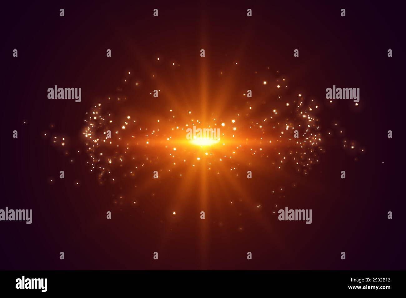 bursting lights lens flare effect background Stock Vector Image & Art ...
