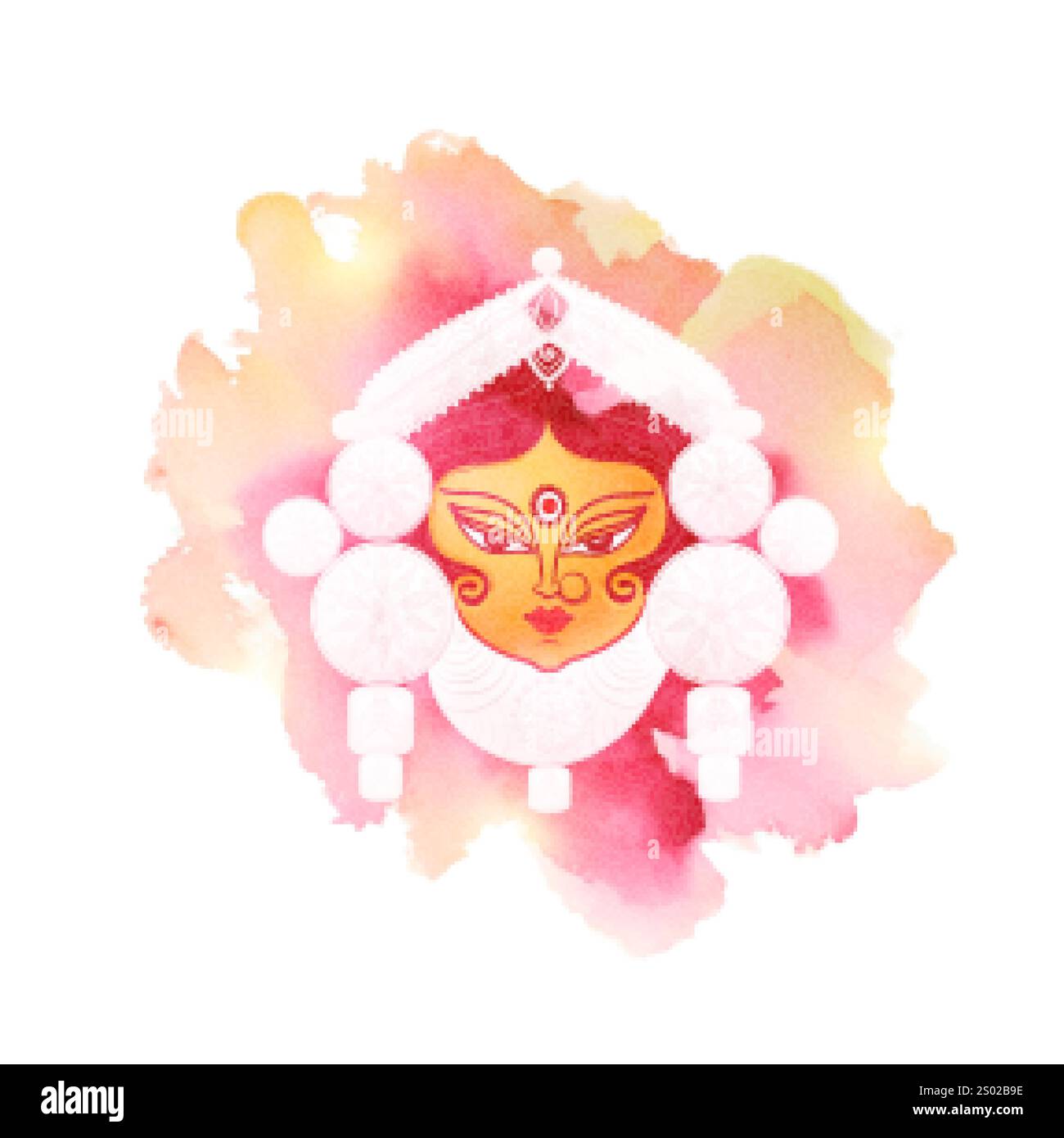 Idol goddess durga in Stock Vector Images - Alamy