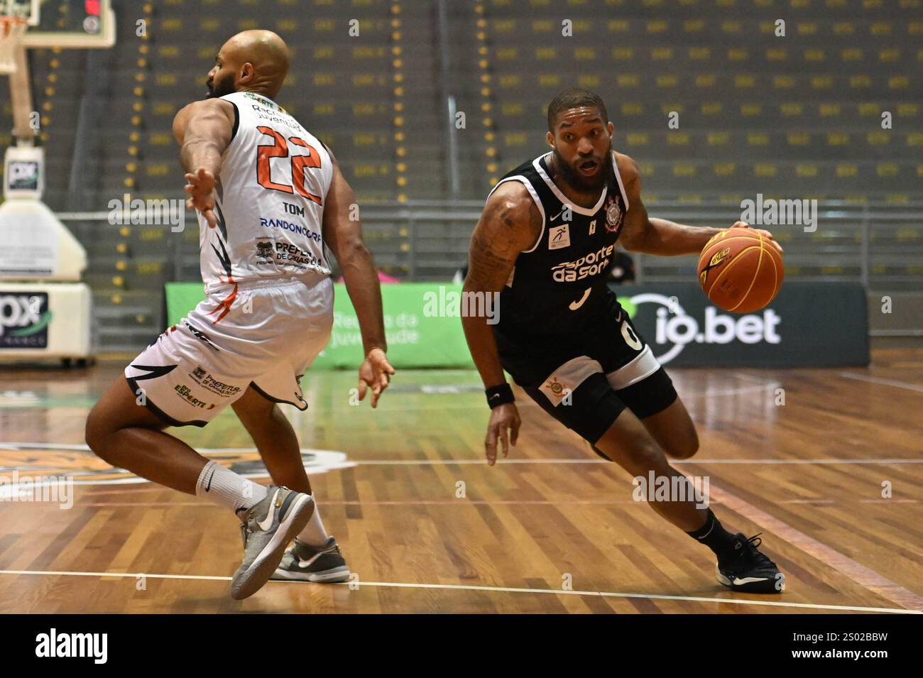 Caxias Do Sul, Brazil. 23rd Dec, 2024. Images of the match between ...