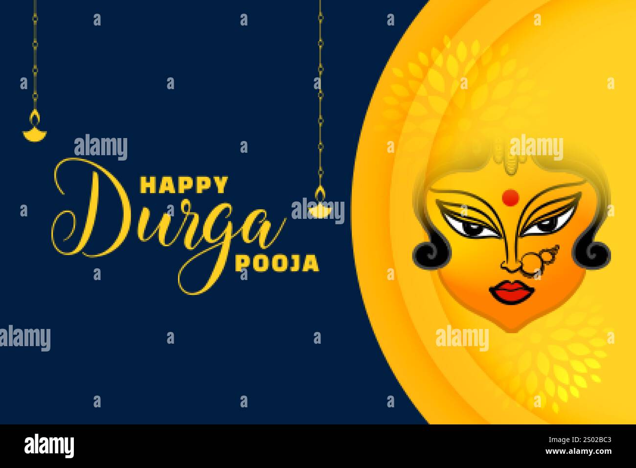 durga pooja navratri festival background Stock Vector Image & Art - Alamy