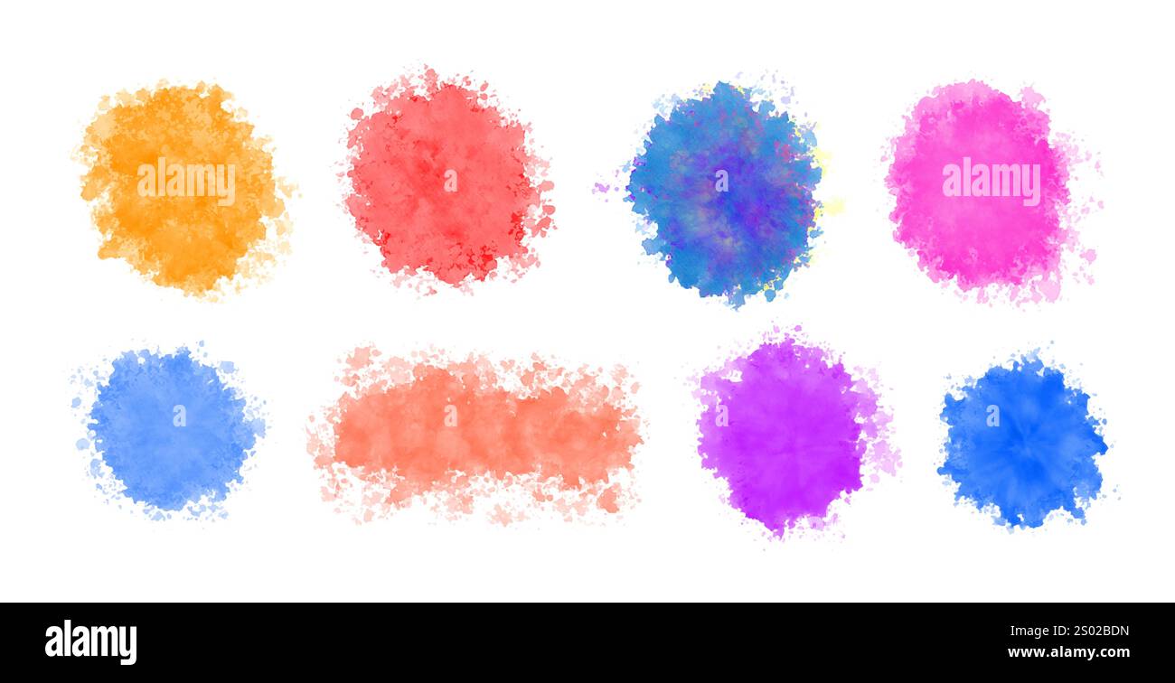 Abstract watercolor background various Stock Vector Images - Alamy