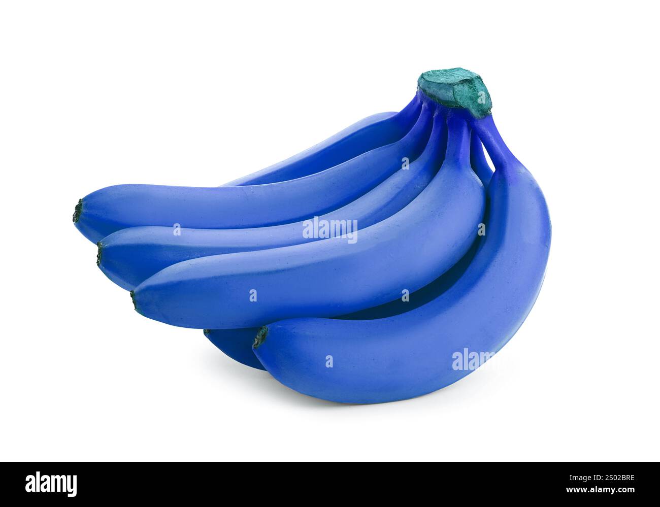 Bunch of blue bananas on white background Stock Photo - Alamy