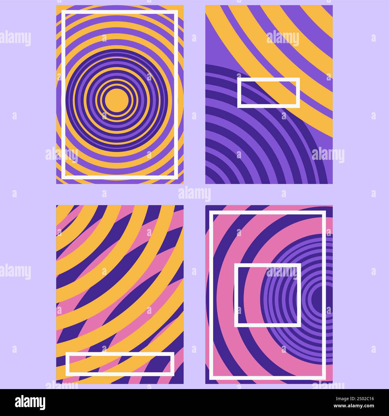 These geometric patterns create a mesmerizing effect Stock Vector Image ...