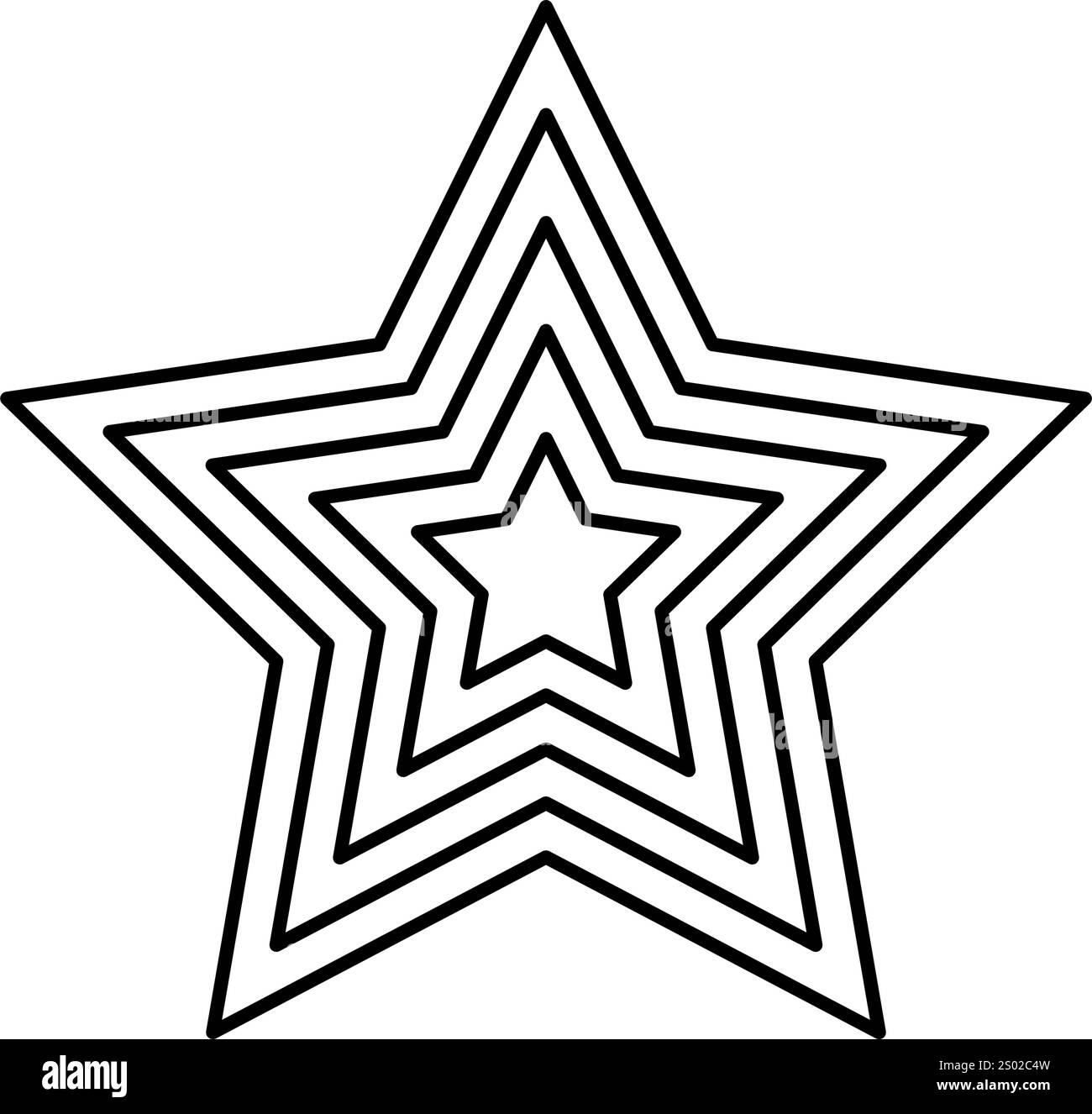Geometric y2k shape. Repeating star figures in aesthetic postmodern ...