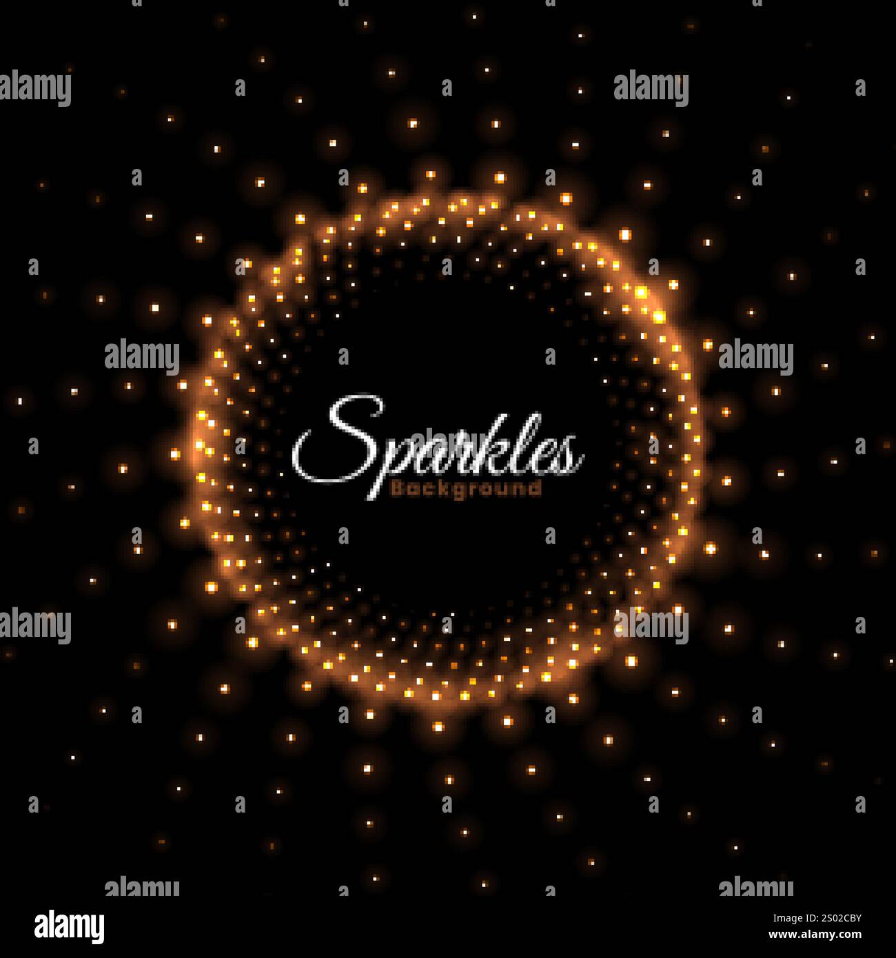 abstract sparkles shiny frame background Stock Vector Image & Art - Alamy