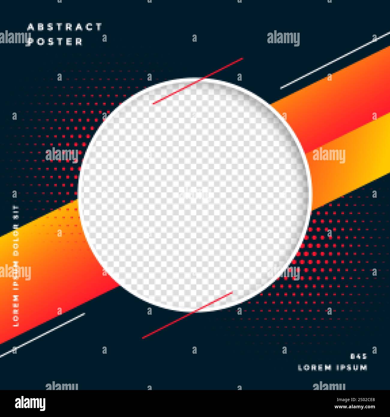 social media promotional template with image space Stock Vector Image ...