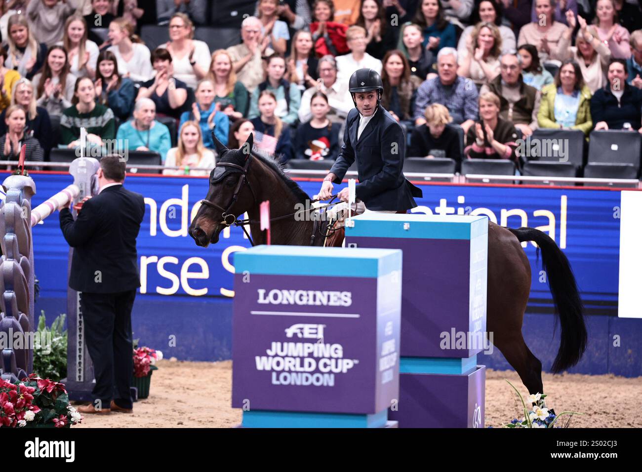 Tim Gredley of United Kingdom with Imperial HBF during the Longines FEI ...