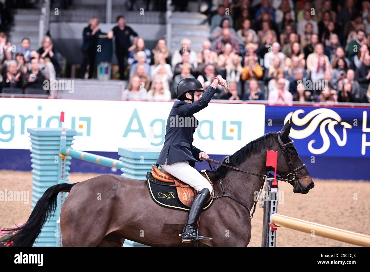 Tim Gredley of United Kingdom with Imperial HBF during the Longines FEI ...