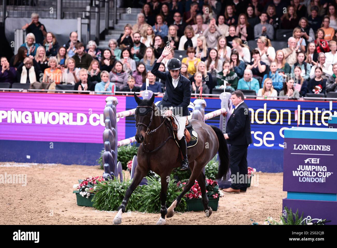 Tim Gredley of United Kingdom with Imperial HBF during the Longines FEI ...
