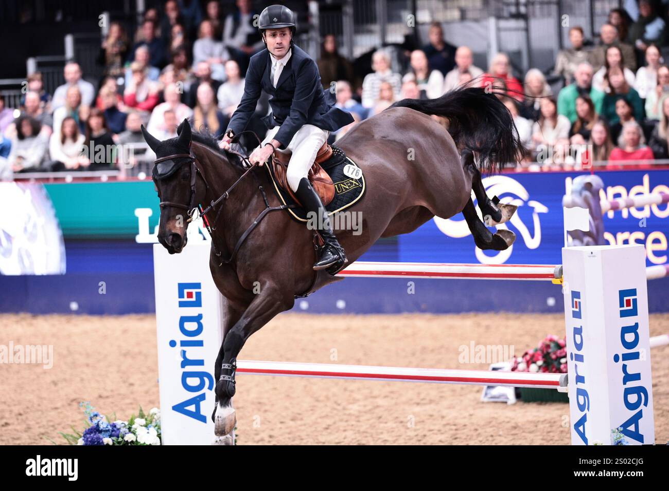 Tim Gredley of United Kingdom with Imperial HBF during the Longines FEI ...