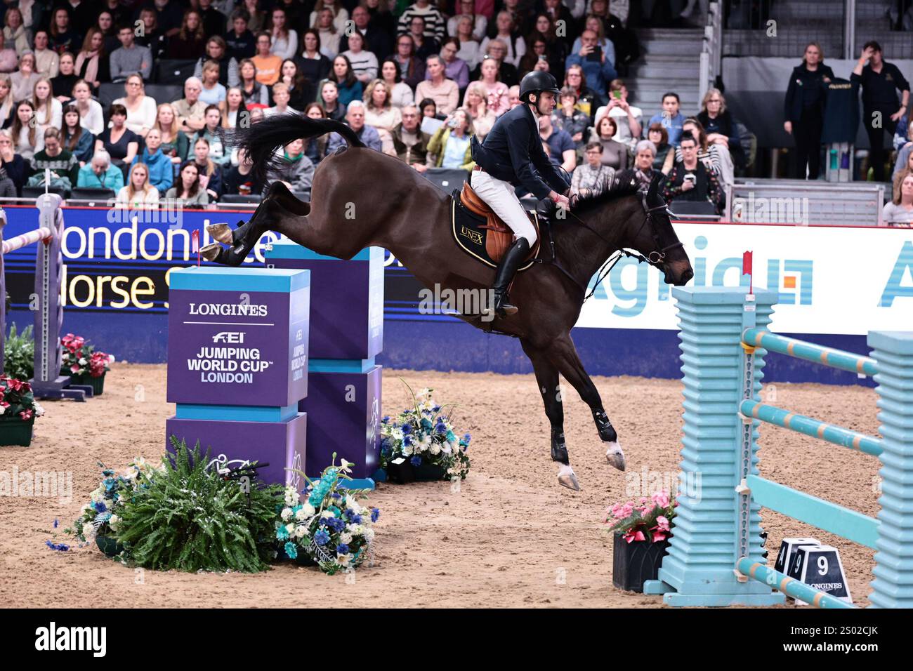 Tim Gredley of United Kingdom with Imperial HBF during the Longines FEI ...