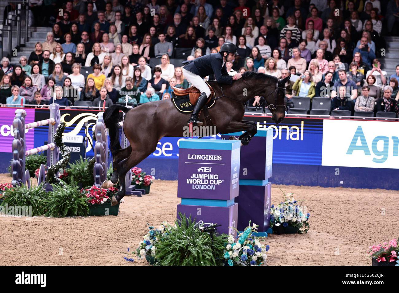 Tim Gredley of United Kingdom with Imperial HBF during the Longines FEI ...