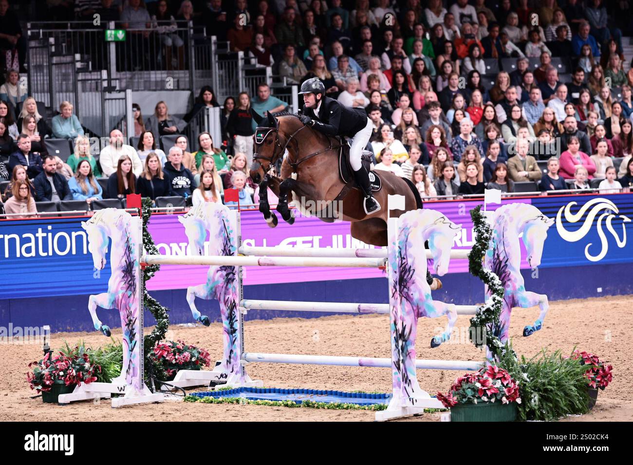 Darragh Kenny of Ireland with Eddy Blue during the Longines FEI Jumping ...