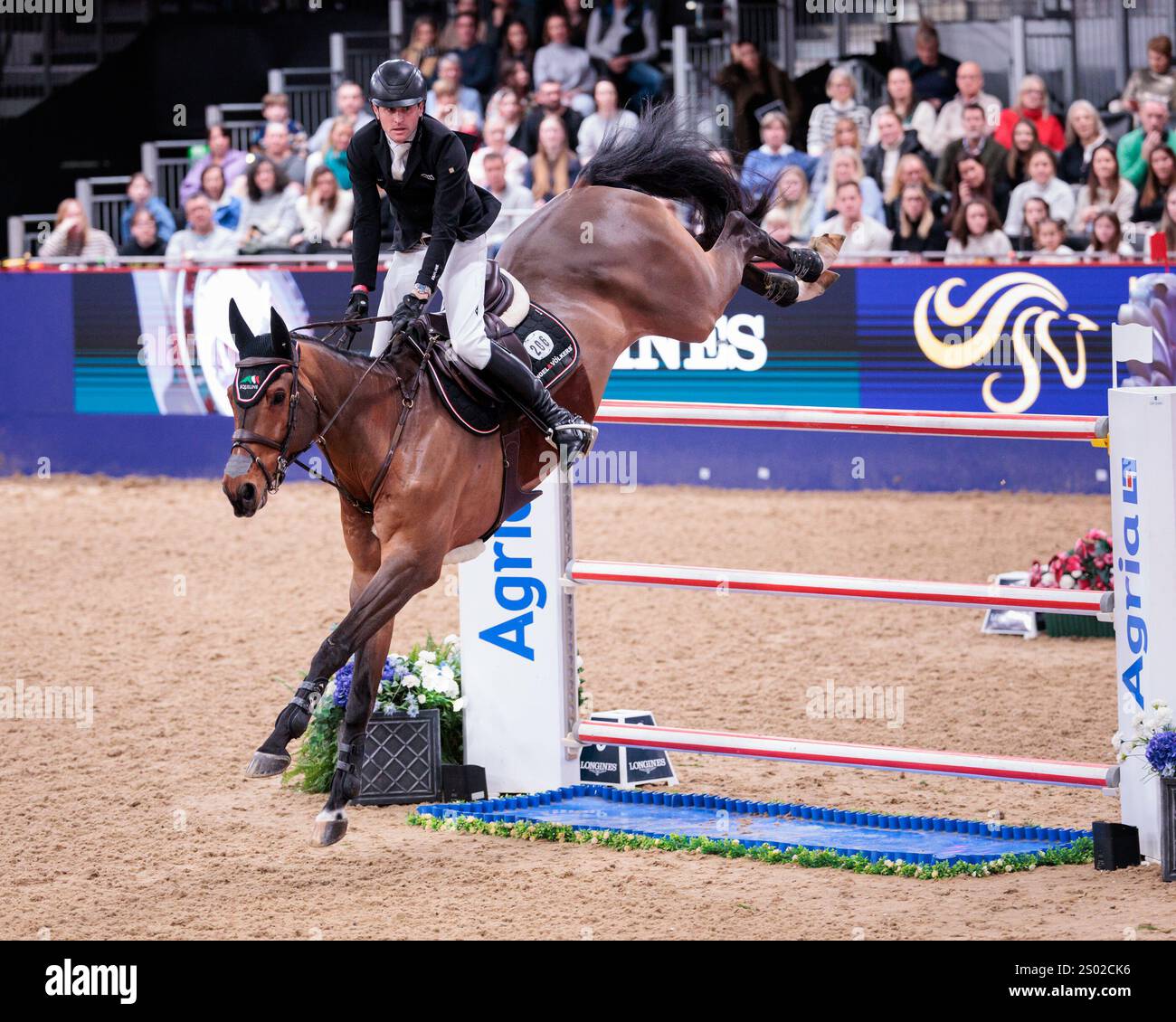 Darragh Kenny of Ireland with Eddy Blue during the Longines FEI Jumping ...