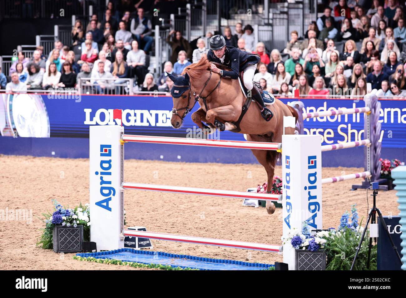 Joseph Stockdale of United Kingdom with Ebanking during the Longines ...