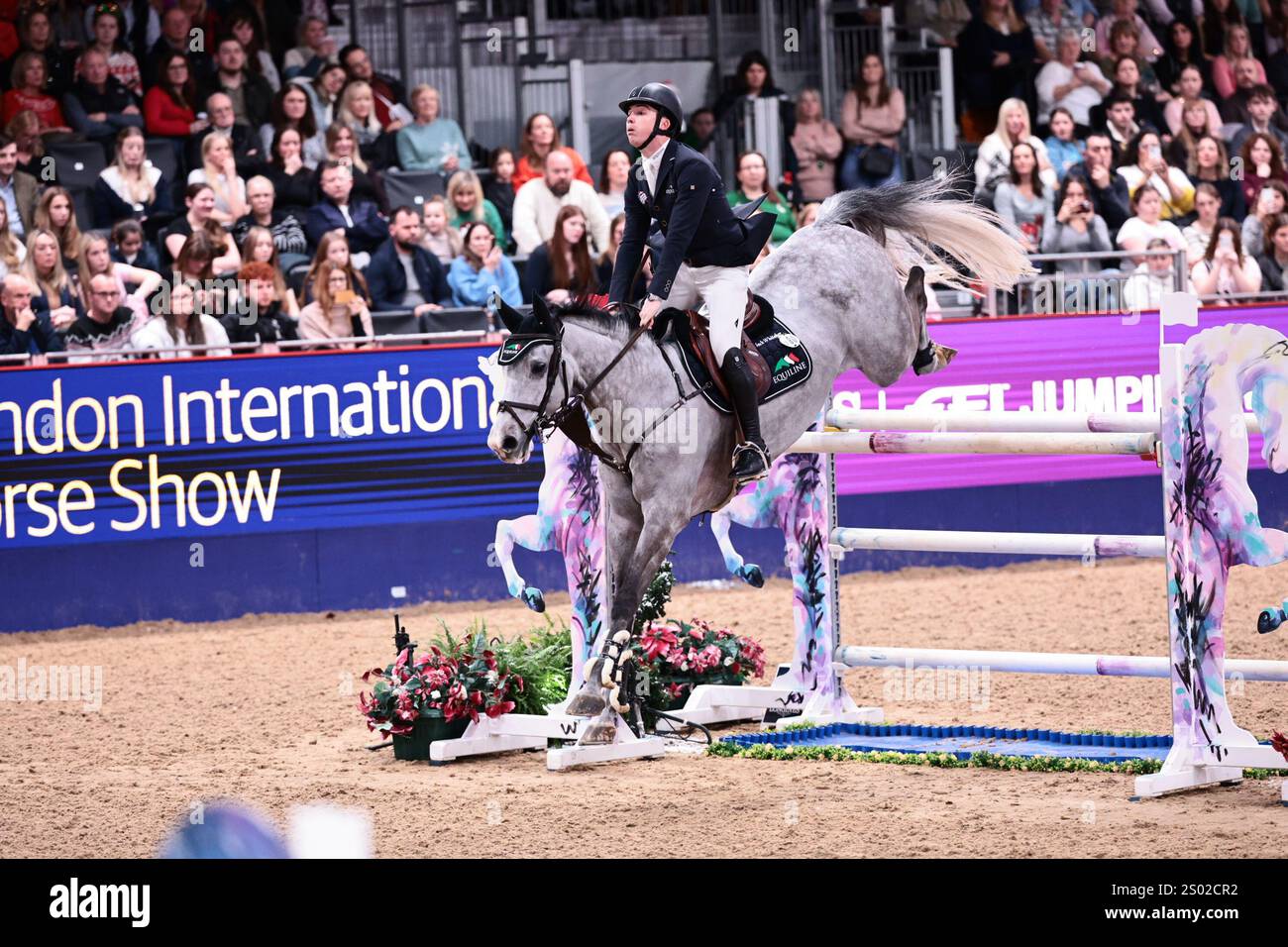 Jack Whitaker of United Kingdom with Shot Gun during the Longines FEI ...