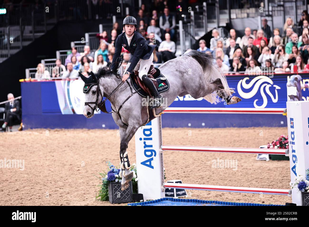 Jack Whitaker of United Kingdom with Shot Gun during the Longines FEI ...