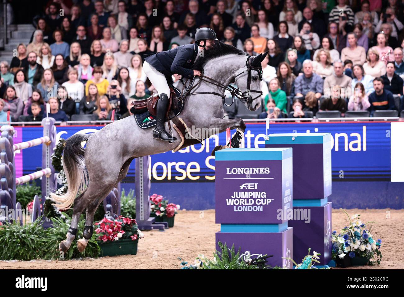Jack Whitaker of United Kingdom with Shot Gun during the Longines FEI ...