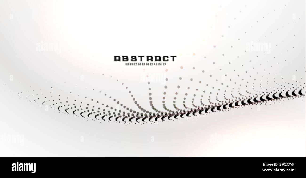 abstract black particles on white background Stock Vector Image & Art ...