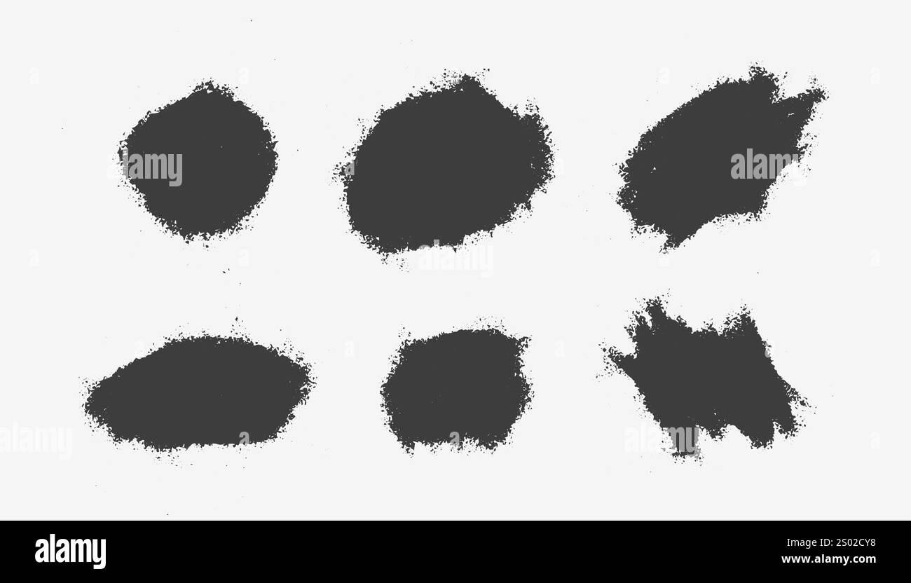 Splatters vector vectors Black and White Stock Photos & Images - Alamy