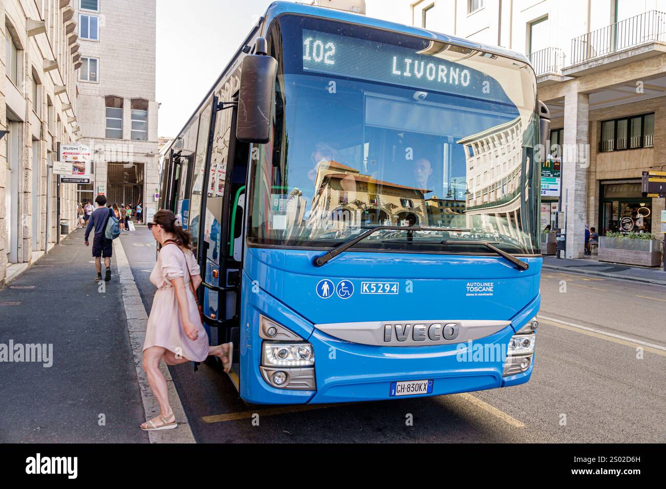 Livorno Italy,Via Grande,Autolinee Toscane,bus,public transportation ...