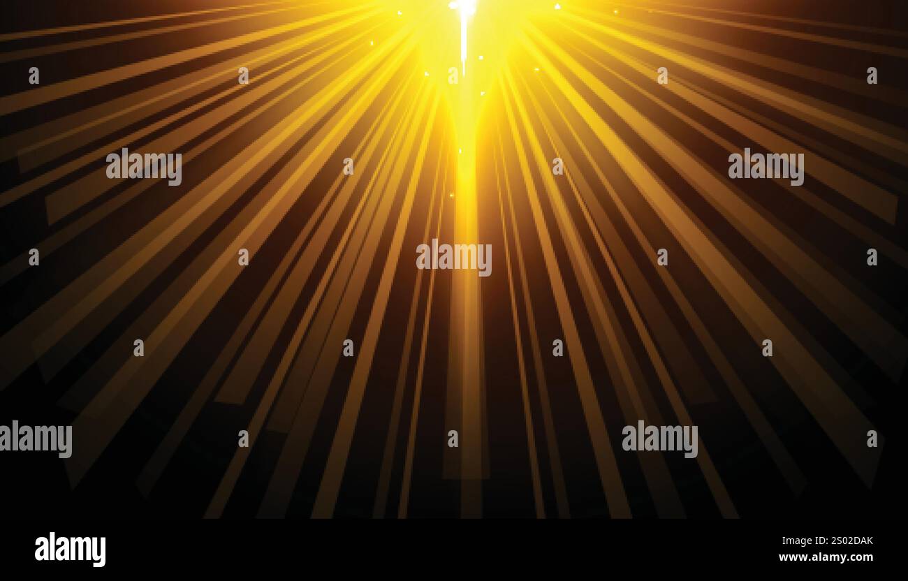 Black background with glowing light effect design Stock Vector Image ...