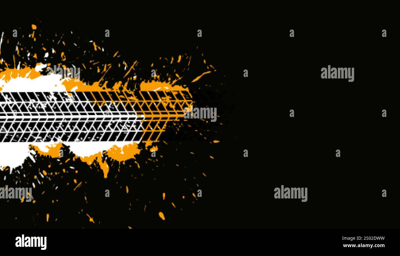 abstract grunge tire track background design Stock Vector Image & Art ...