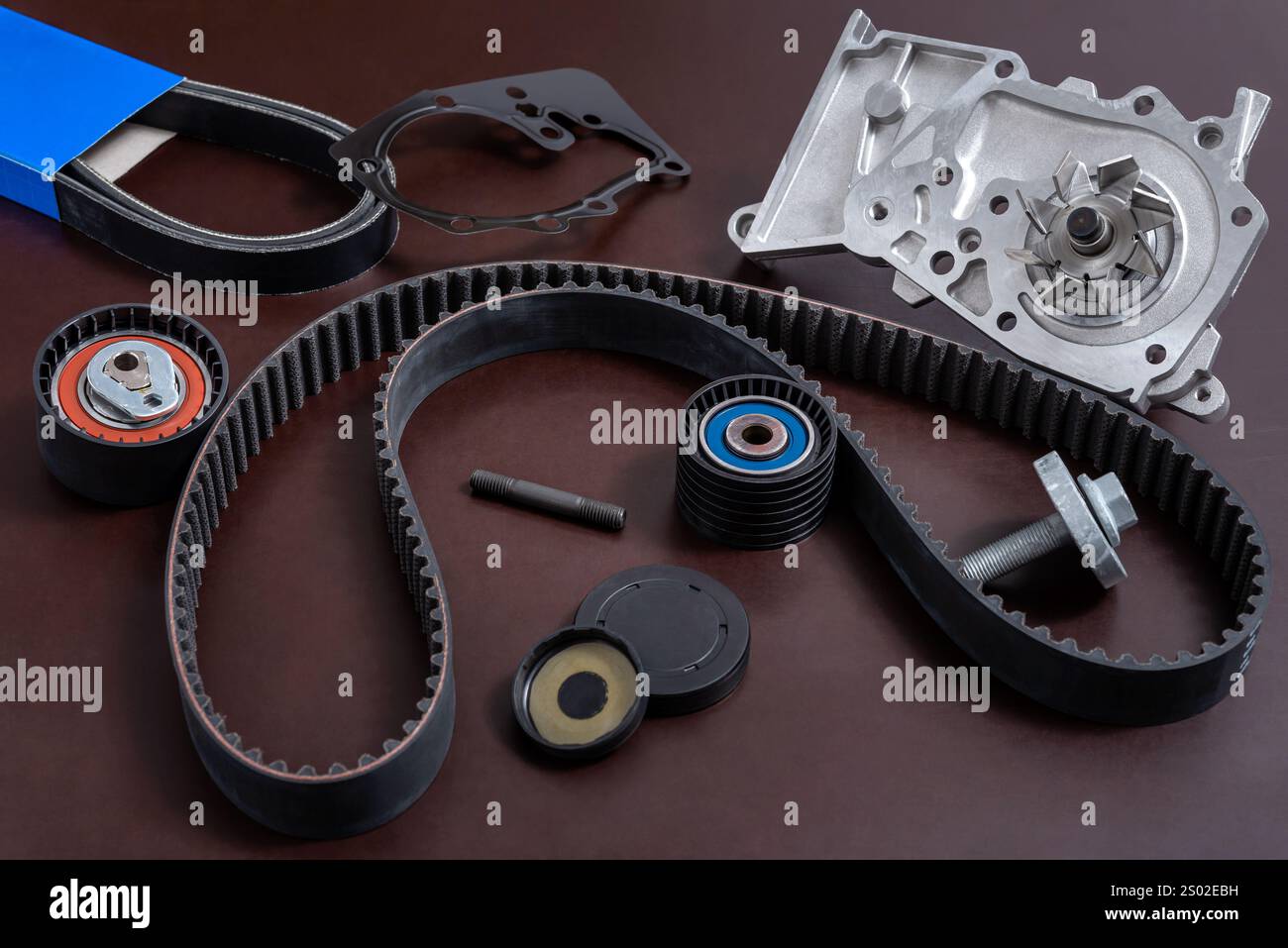 Spare parts for the car. The set of timing belt with rollers and ...