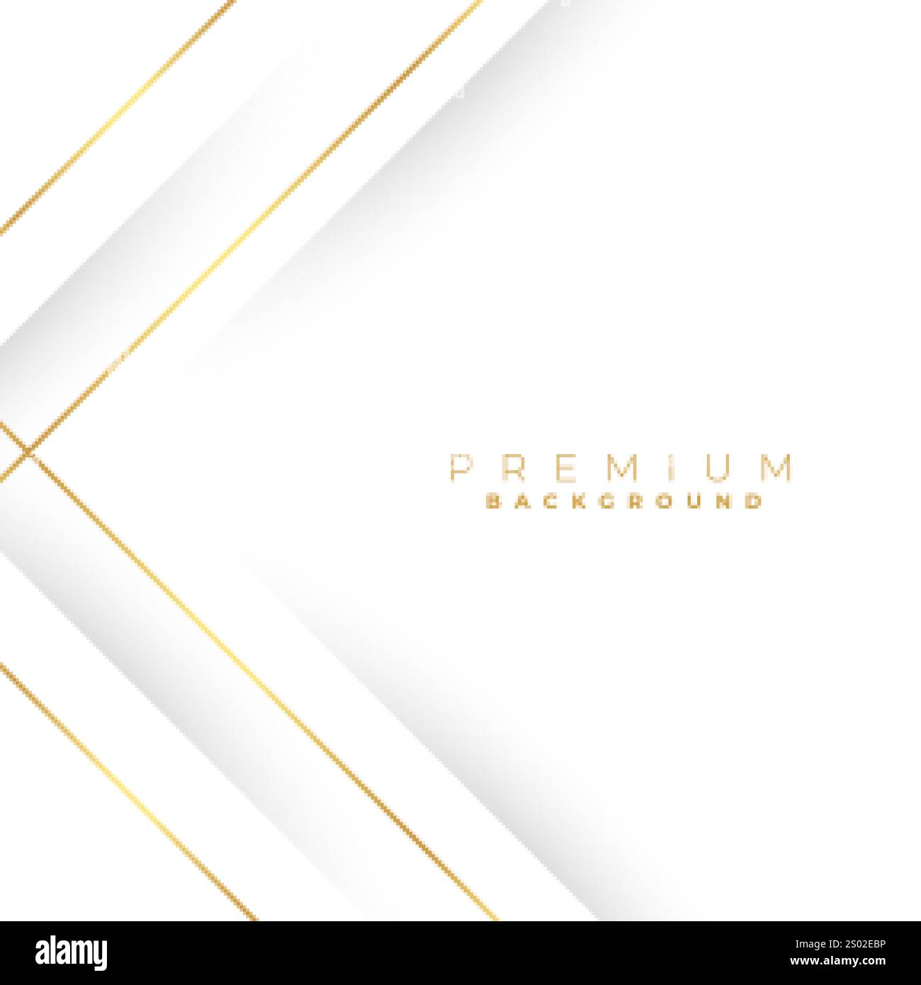 white background with geometric golden lines design Stock Vector Image ...