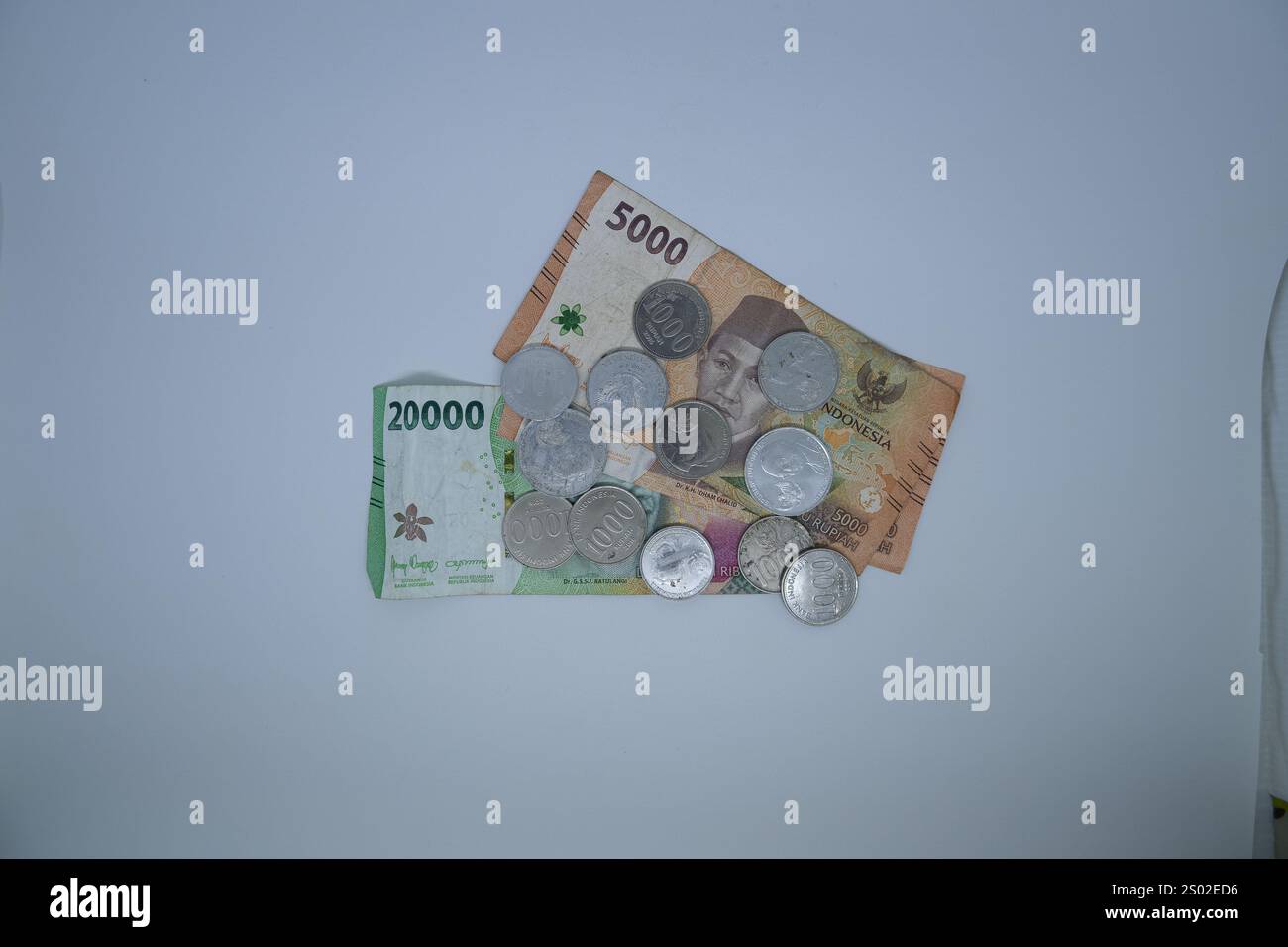 Eid banknotes and coins from the currency of the Republic of Indonesia ...