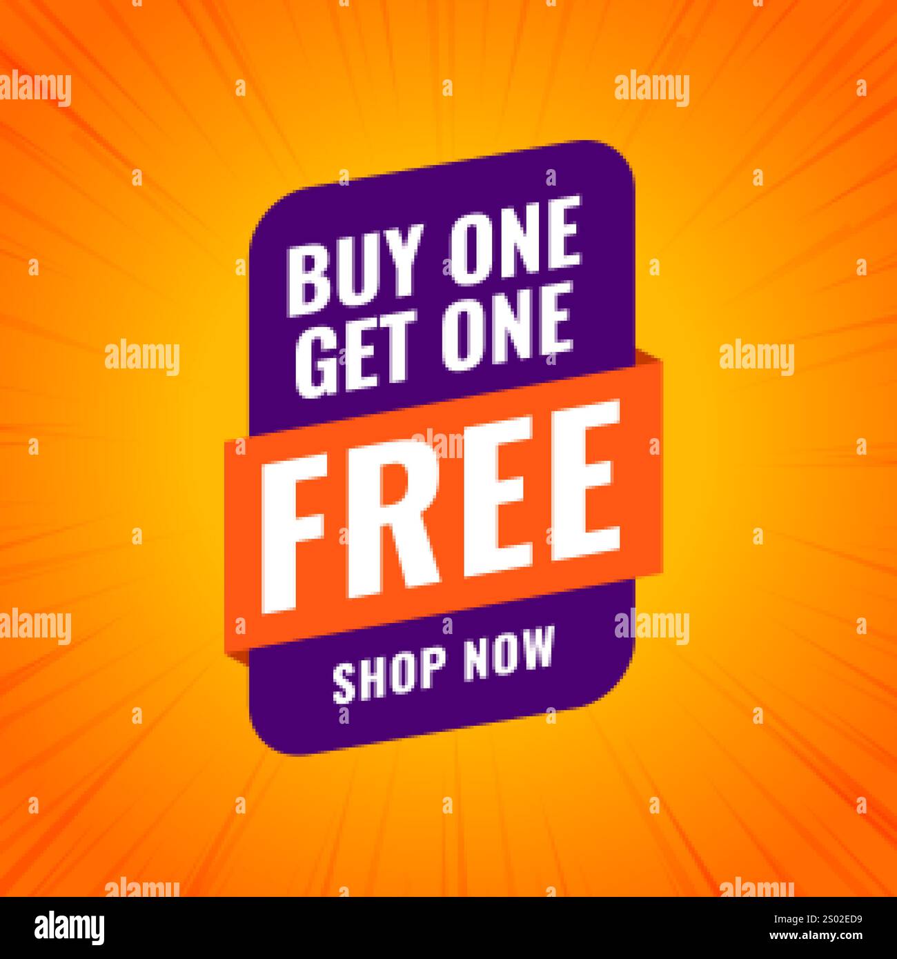 buy one get one free shopping sale banner design Stock Vector Image ...