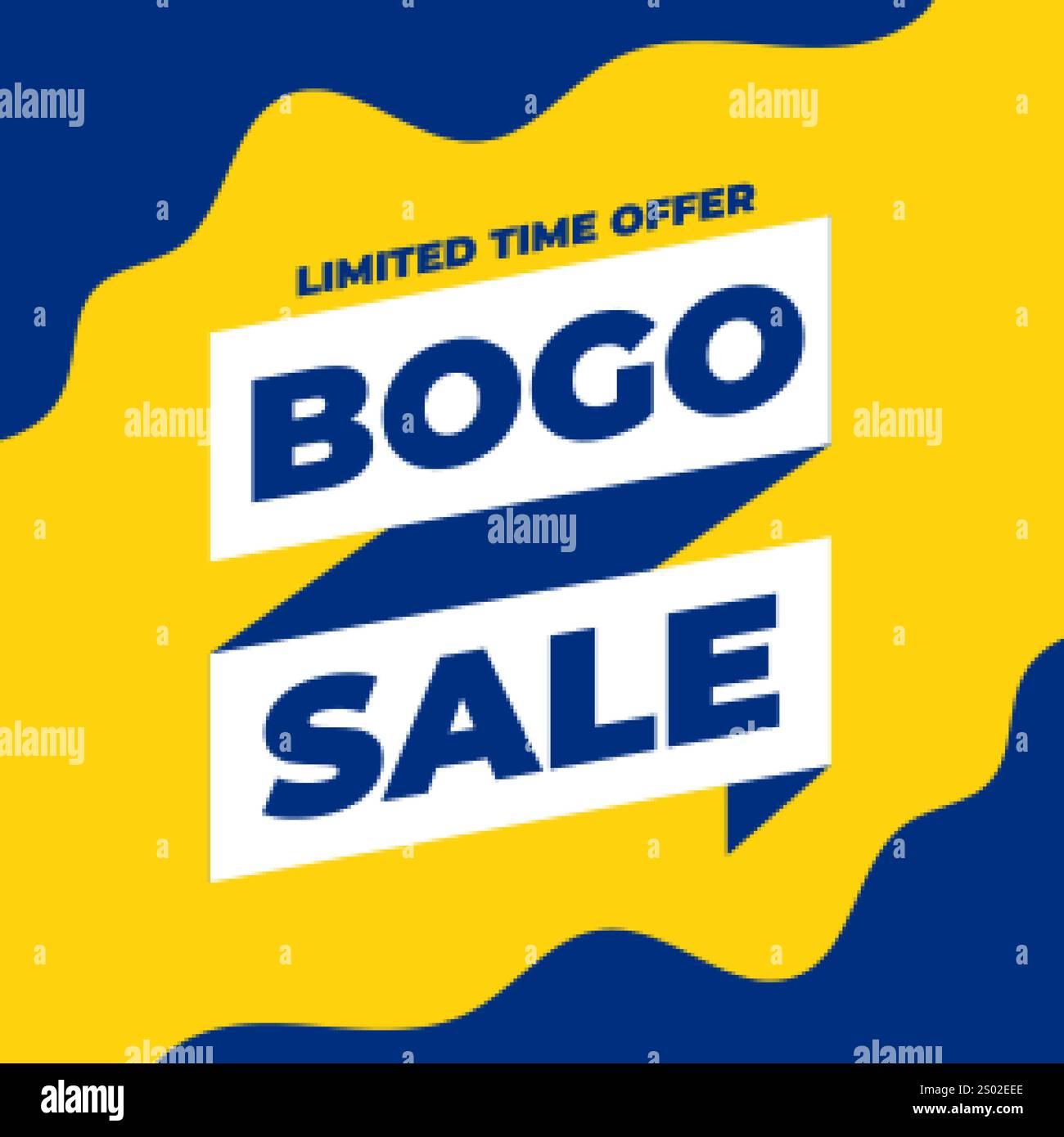 Bogo Buy One Get One Sale Banner Design Stock Vector Image And Art Alamy