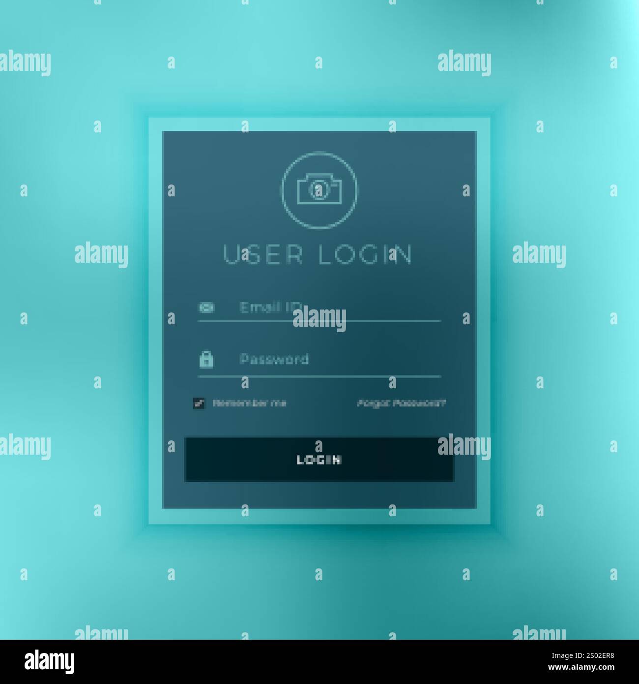 modern login page template design Stock Vector Image & Art - Alamy