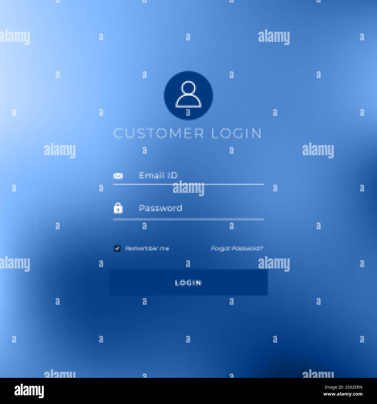 minimal style login page template design Stock Vector Image & Art - Alamy