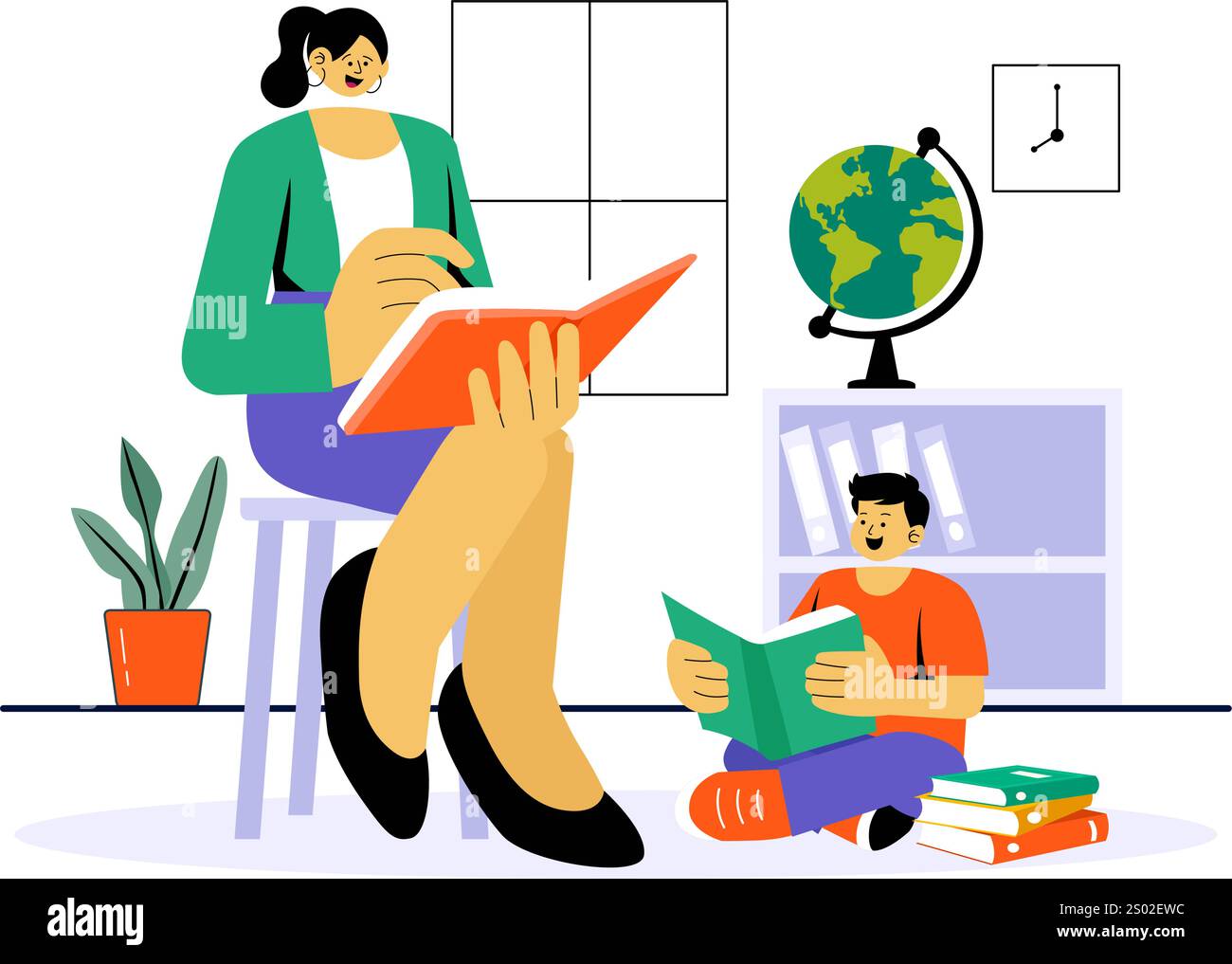 Preschool Education Illustration featuring Early Childhood Learning ...
