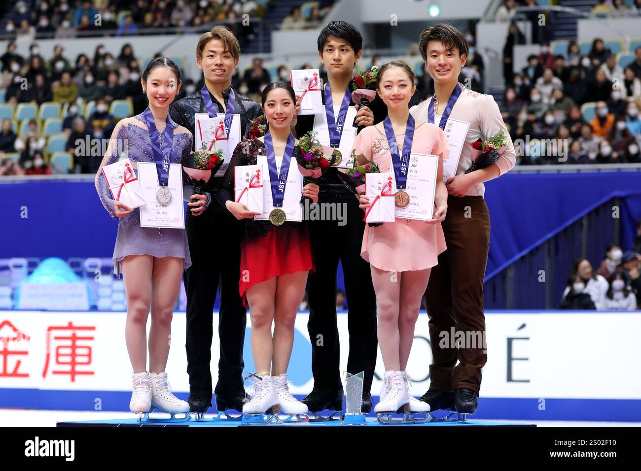 Towa Pharmaceutical RACTAB Dome, Osaka, Japan. 22nd Dec, 2024. (L-R ...
