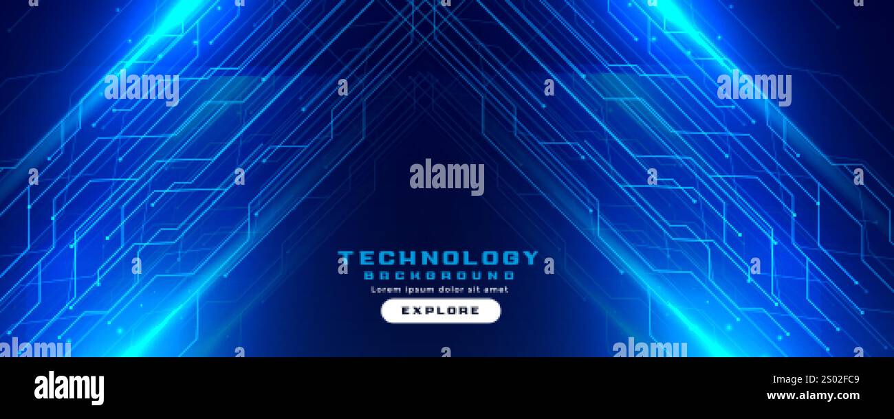 Technology circuit lines diagram Stock Vector Images - Alamy