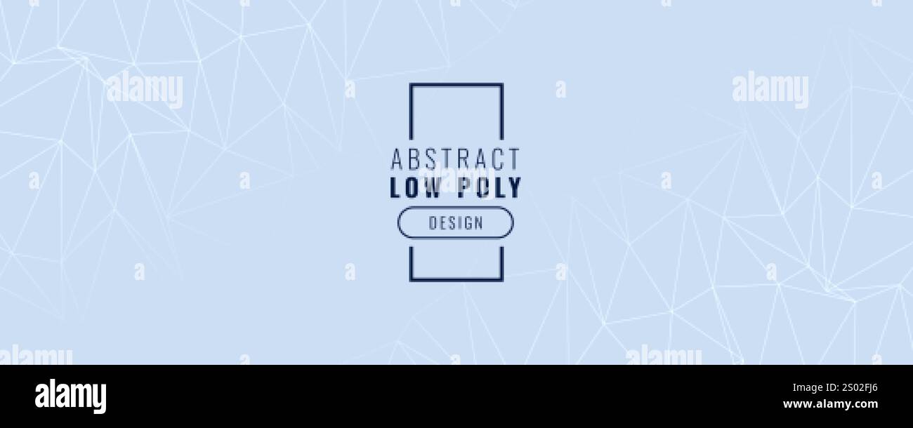 abstract low poly banner design Stock Vector Image & Art - Alamy