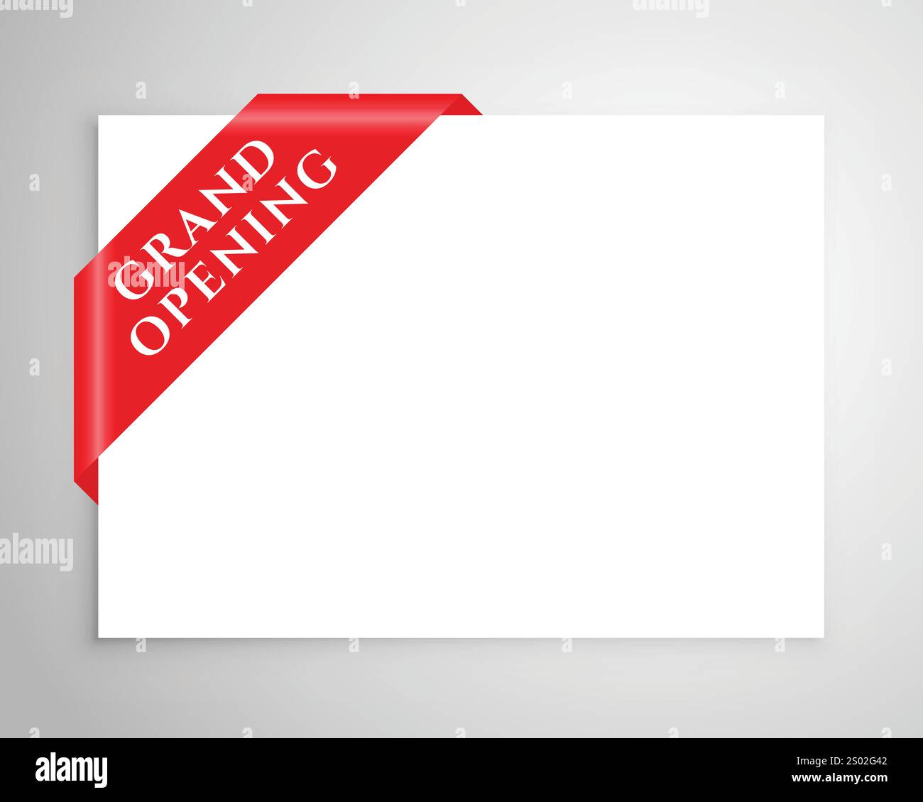 grand opening tag background with text space Stock Vector Image & Art ...