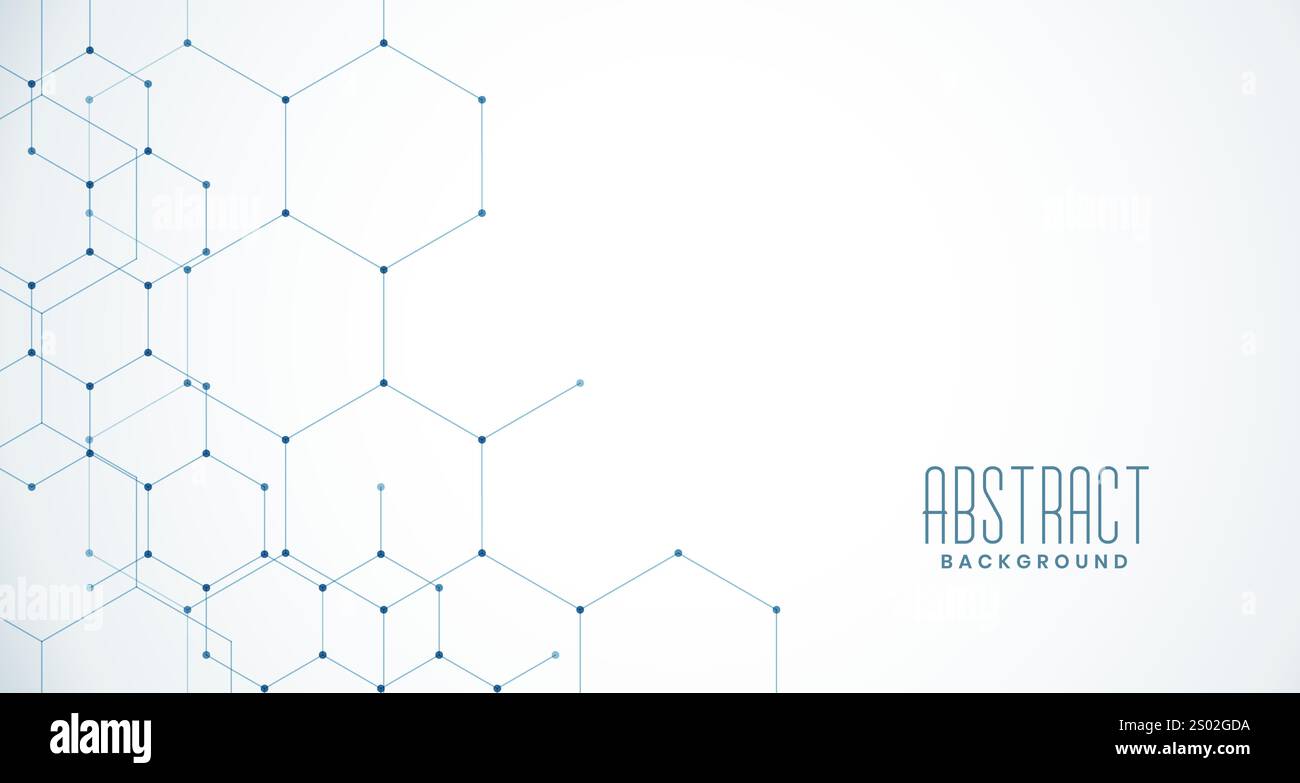 stylish network hexagonal mesh connection background Stock Vector Image & Art - Alamy