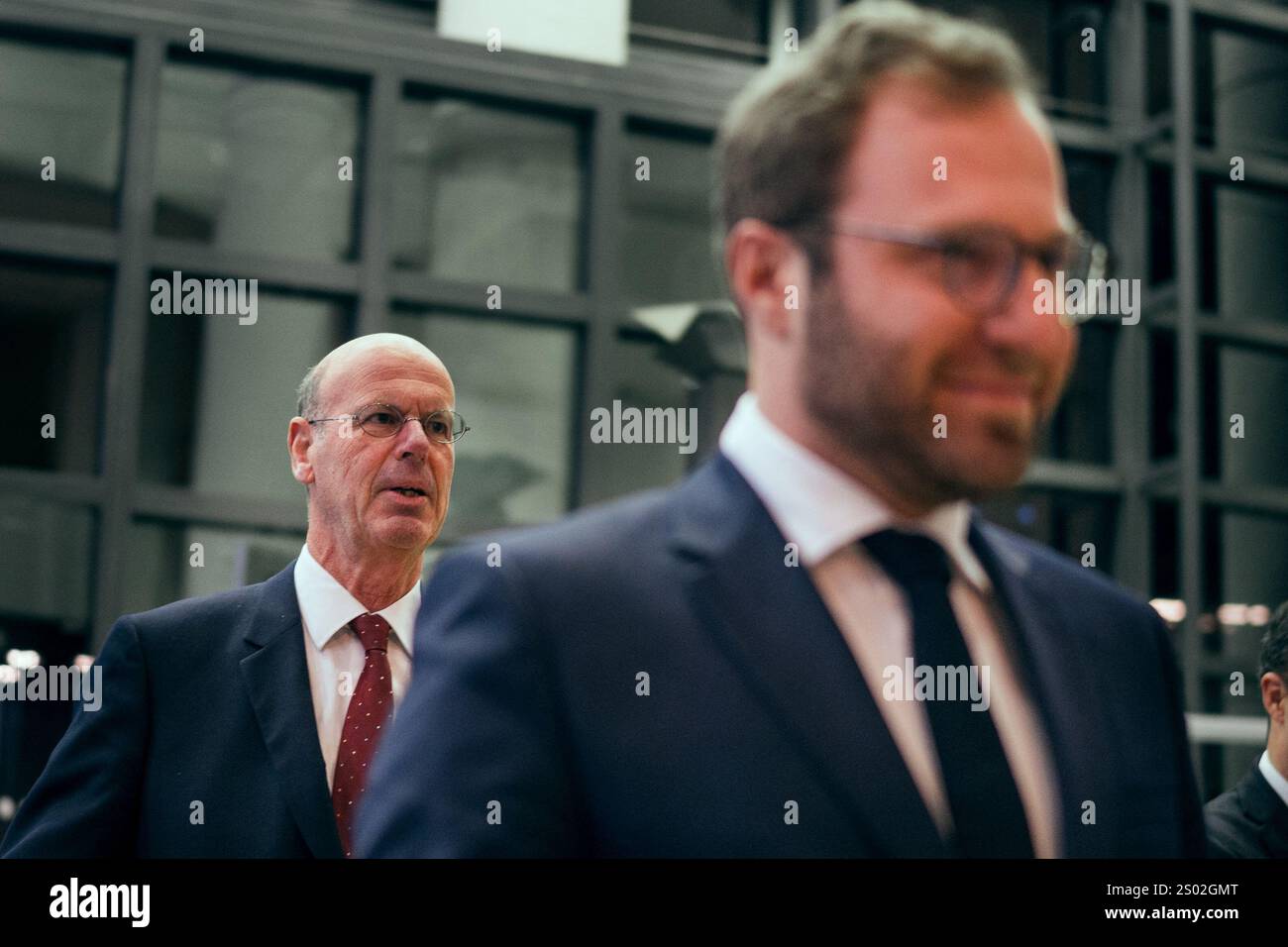 Newly-appointed France's Minister for Economy and Finances Eric Lombard ...