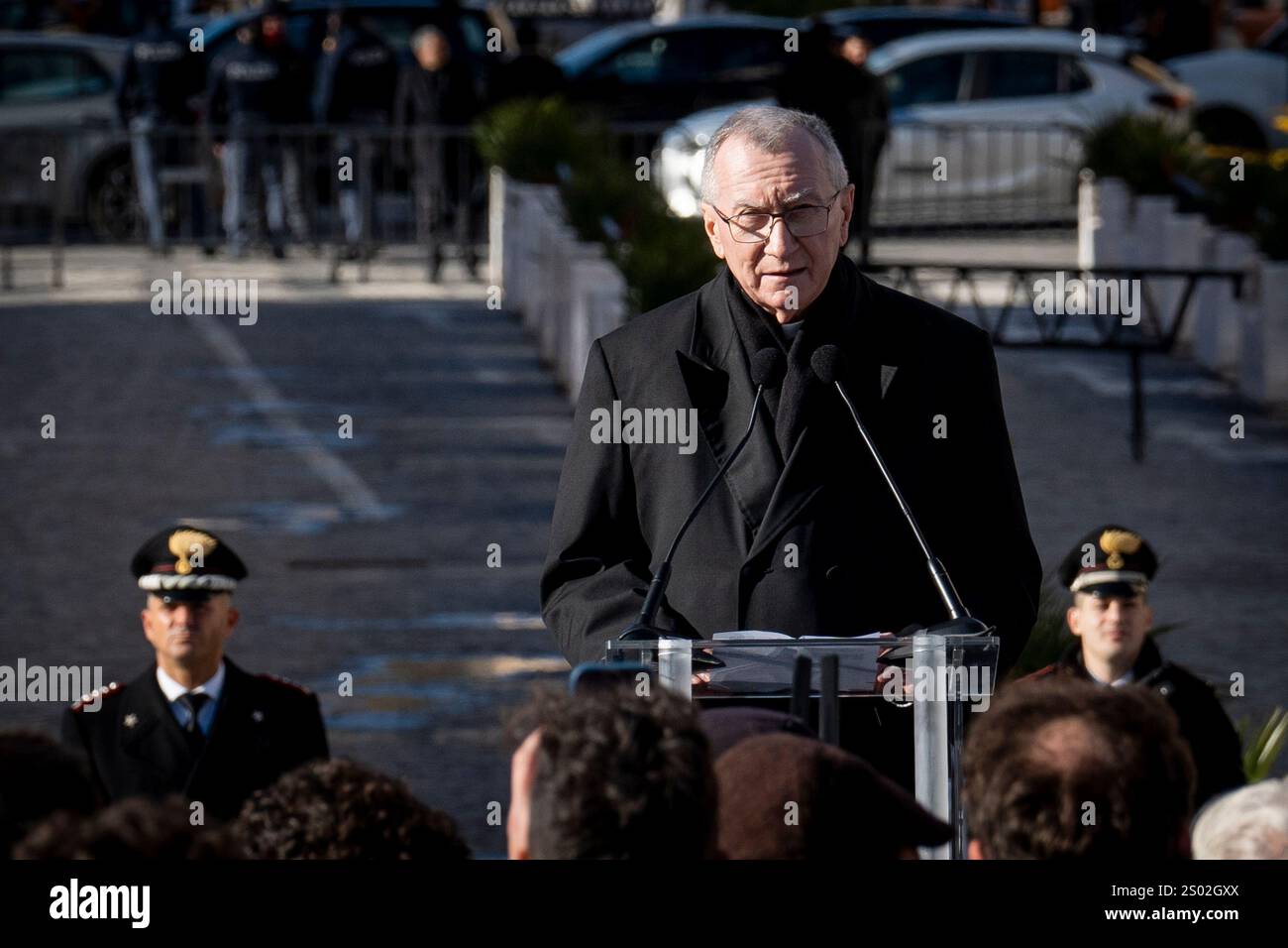 Rome, Italy. 23rd Dec, 2024. The Secretary of State of the Holy See ...