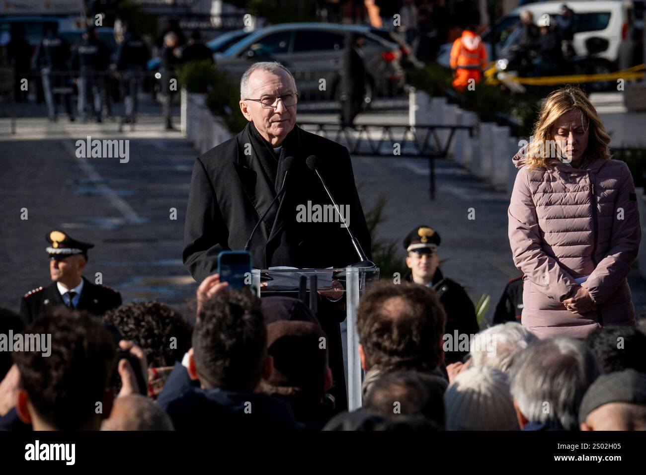 Rome, Italy. 23rd Dec, 2024. The Secretary of State of the Holy See ...
